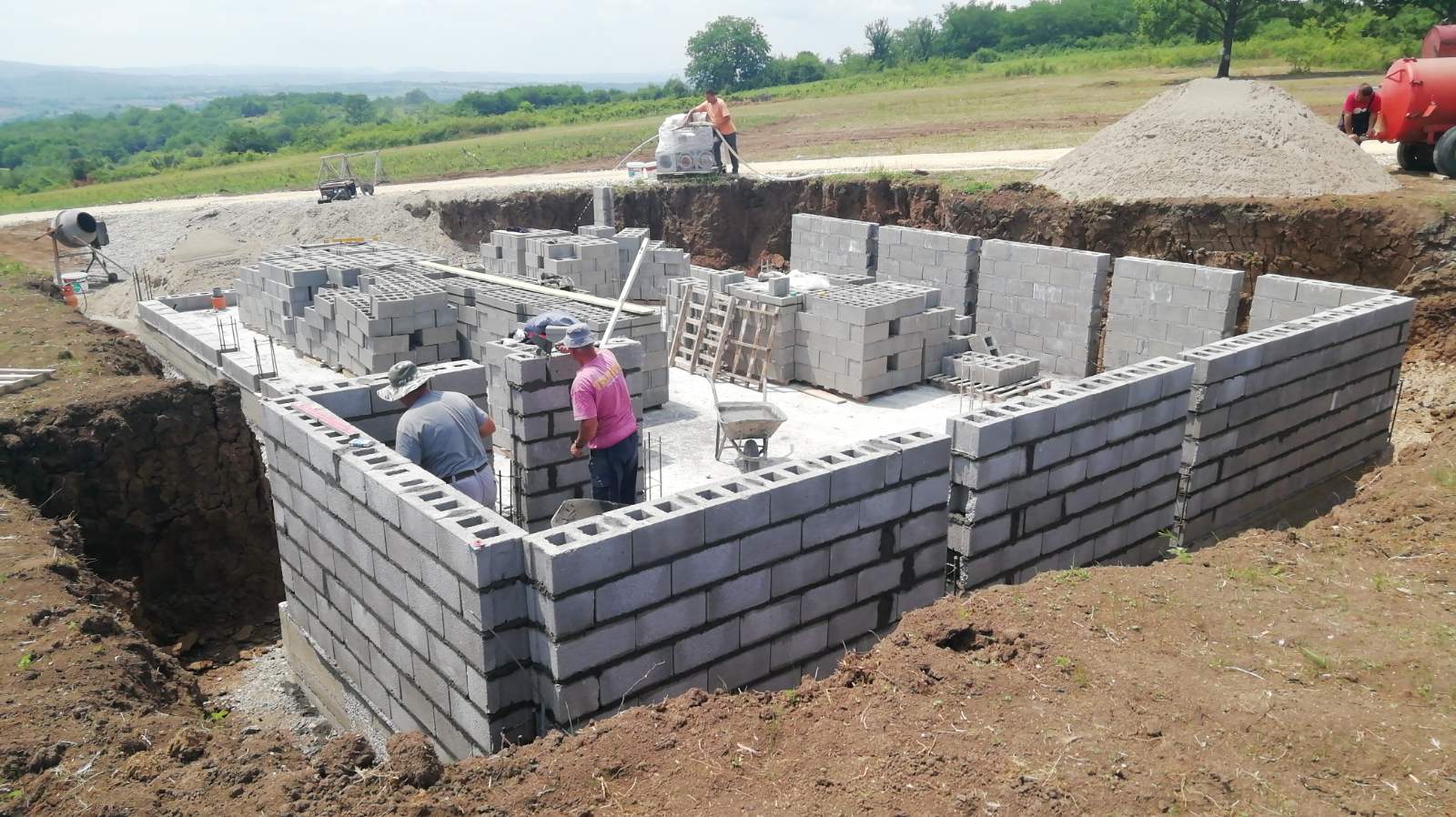 Geodetski snimak izvedenog temelja- Geodetski biro Geo Darko